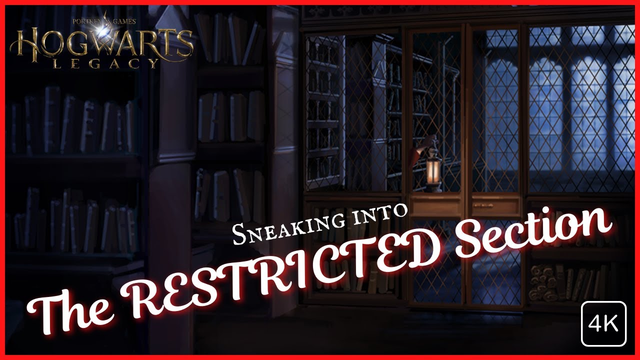 We SNUCK into the RESTRICTED section | Hogwarts Legacy - YouTube