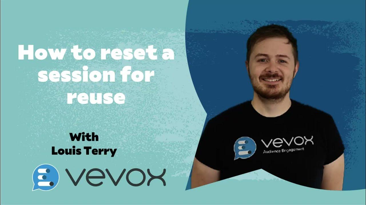 How to Reset a Vevox Session for Reuse - YouTube