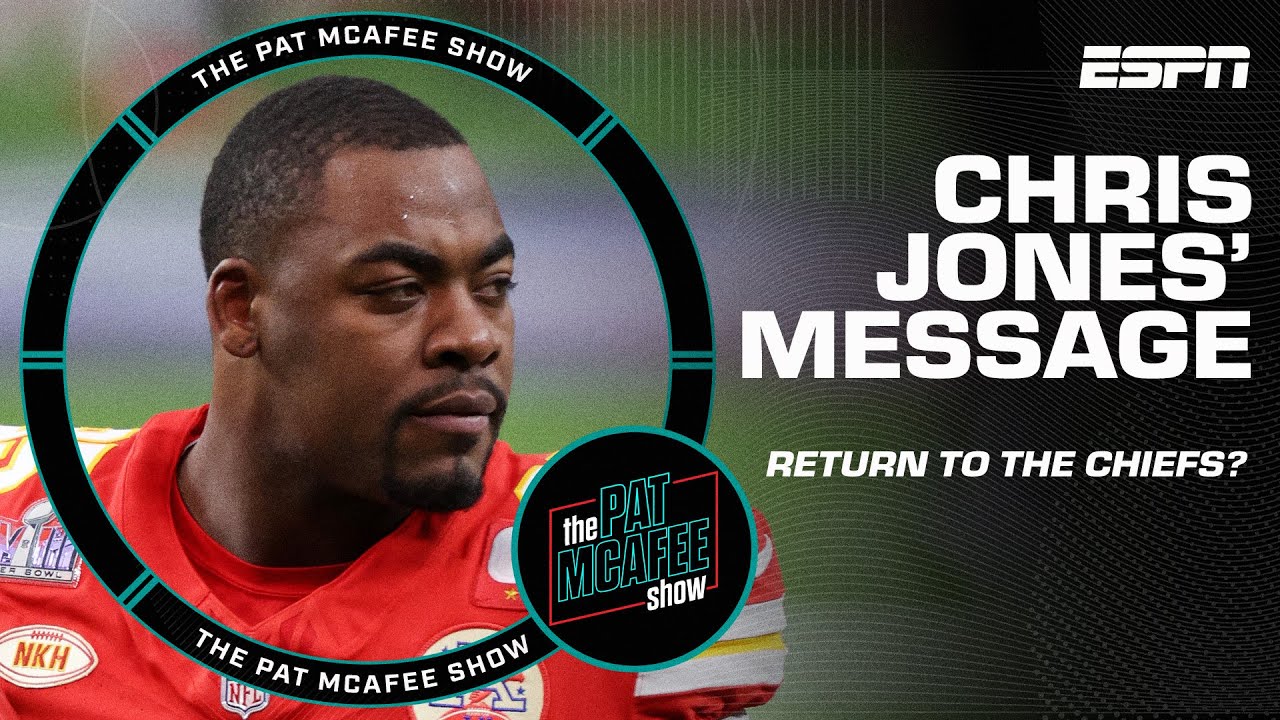 Chris Jones' CRYPTIC MESSAGE 😯 Does it mean he's returning to the Chiefs?! | The Pat McAfee Show ...