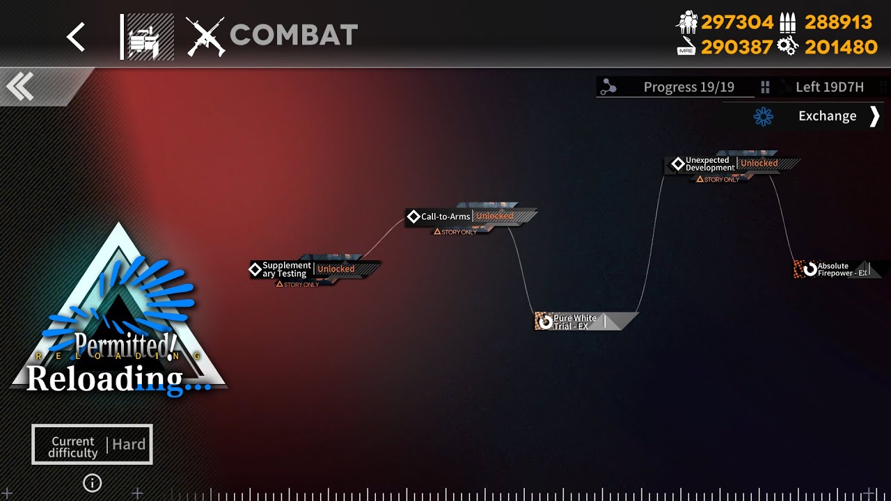 Girls' Frontline - Permitted! Reloading... EX Stages Playthrough - YouTube