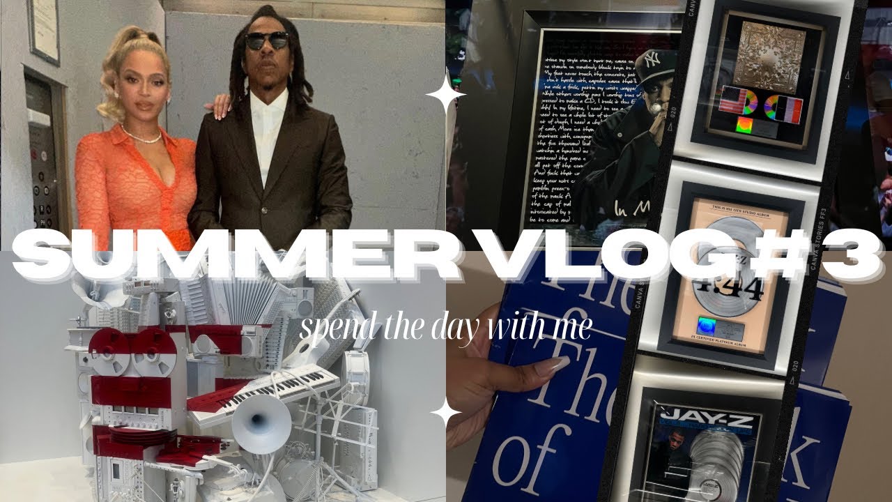 summer vlog 3| spend the day with me at the Jay-Z Exhibit.. I met Jay-Z ...