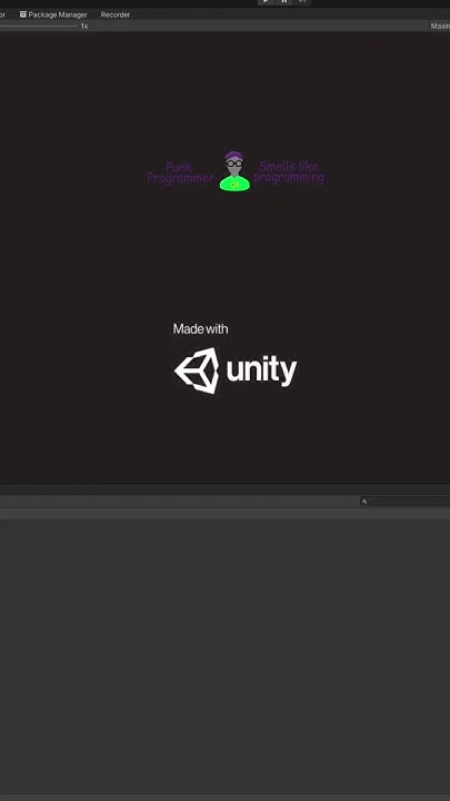 КАК СДЕЛАТЬ ИНТРО К ИГРЕ В UNITY #shorts #unity3d #разработкаигр - YouTube