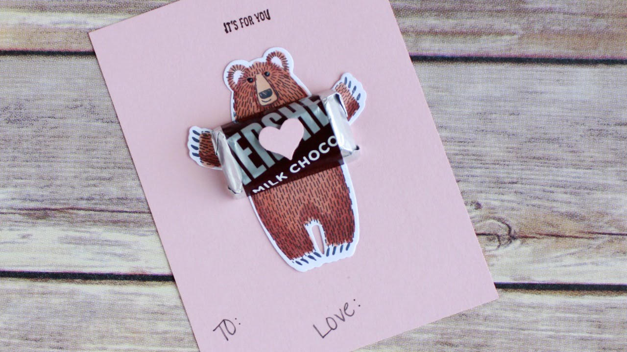 Bear Hug Classroom Valentine - YouTube