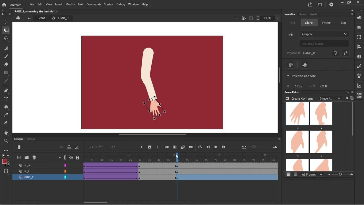 ANIMATING THE LIMB/ ARM - PART 2 - YouTube