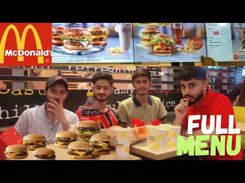 I ORDERED the entire McDonald's Menu | TOO Expensive !!! - YouTube