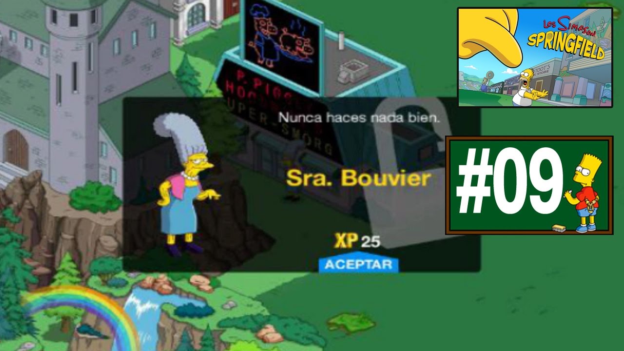 Los Simpson Springfield "Acción Gracias'16: Cap. 9 - La sra. Bouvier y ...