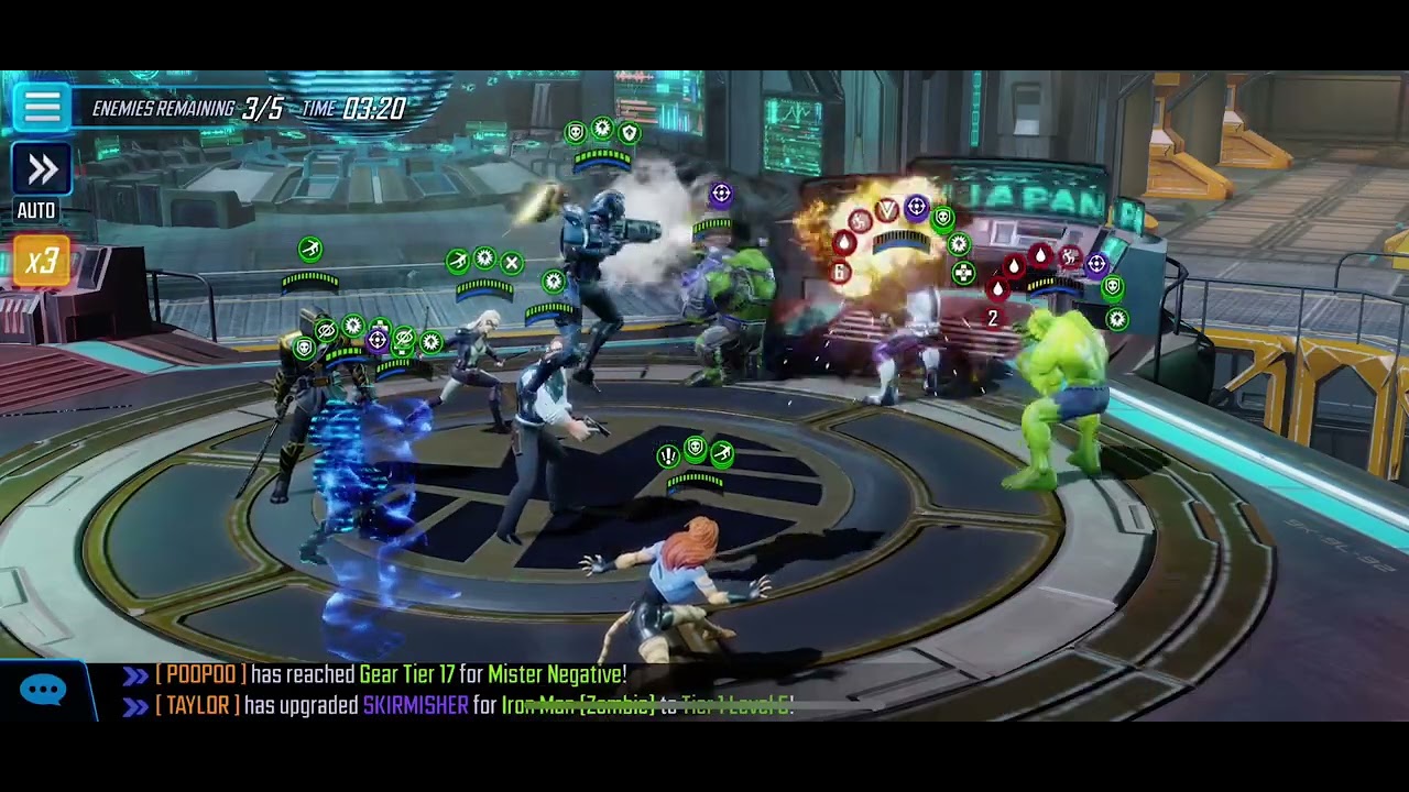 New Avengers v gamma war practice - YouTube