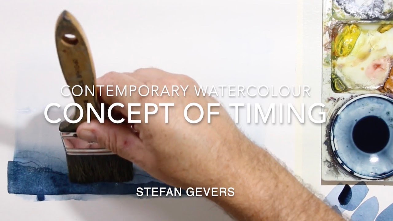 The importance of "Timing" with watercolour and observe and the ...