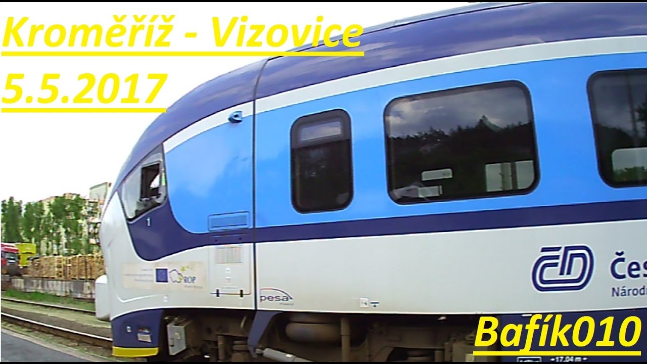 Bafík010 Kroměříž - Vizovice {Regio Shark} 5.5.2017 - YouTube