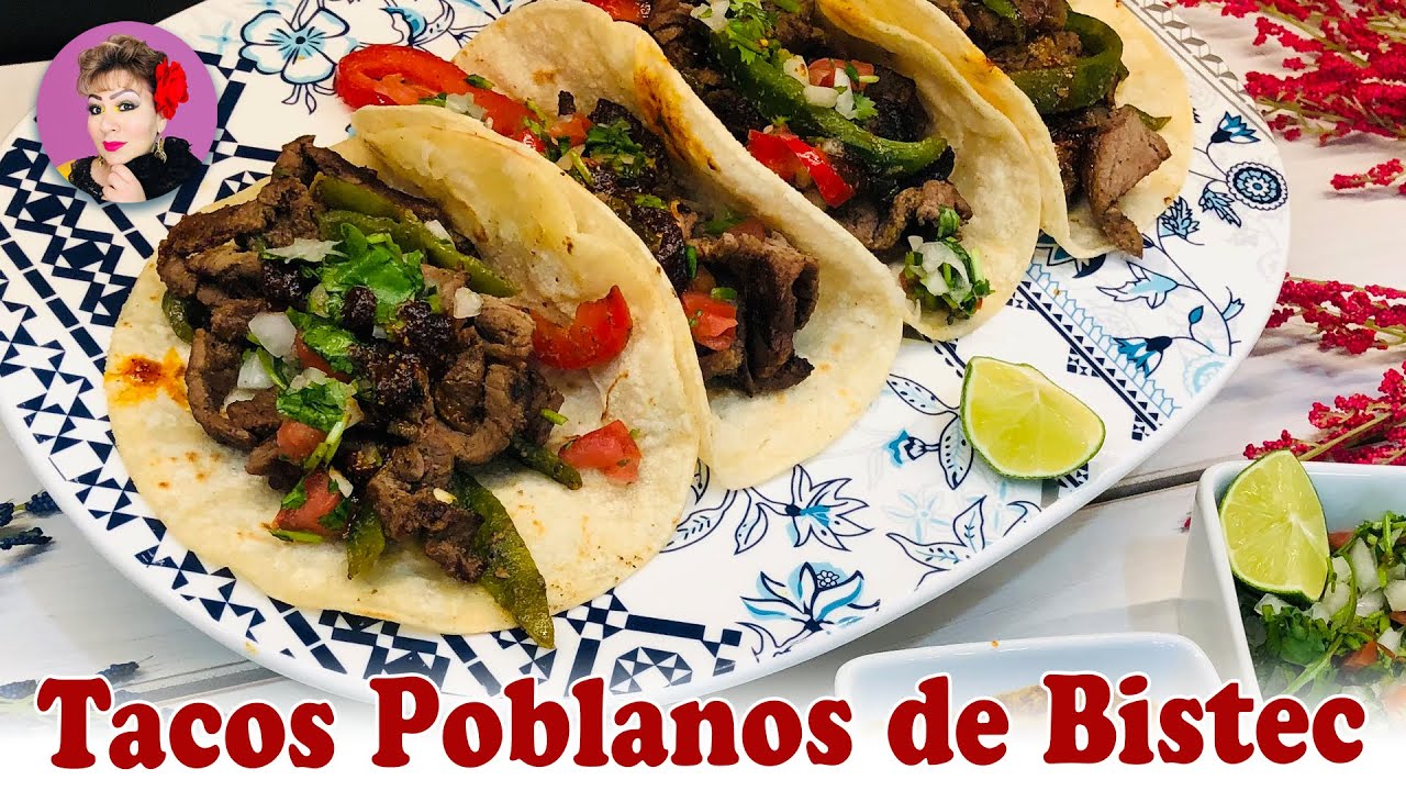 Tacos Poblanos de Bistec - YouTube