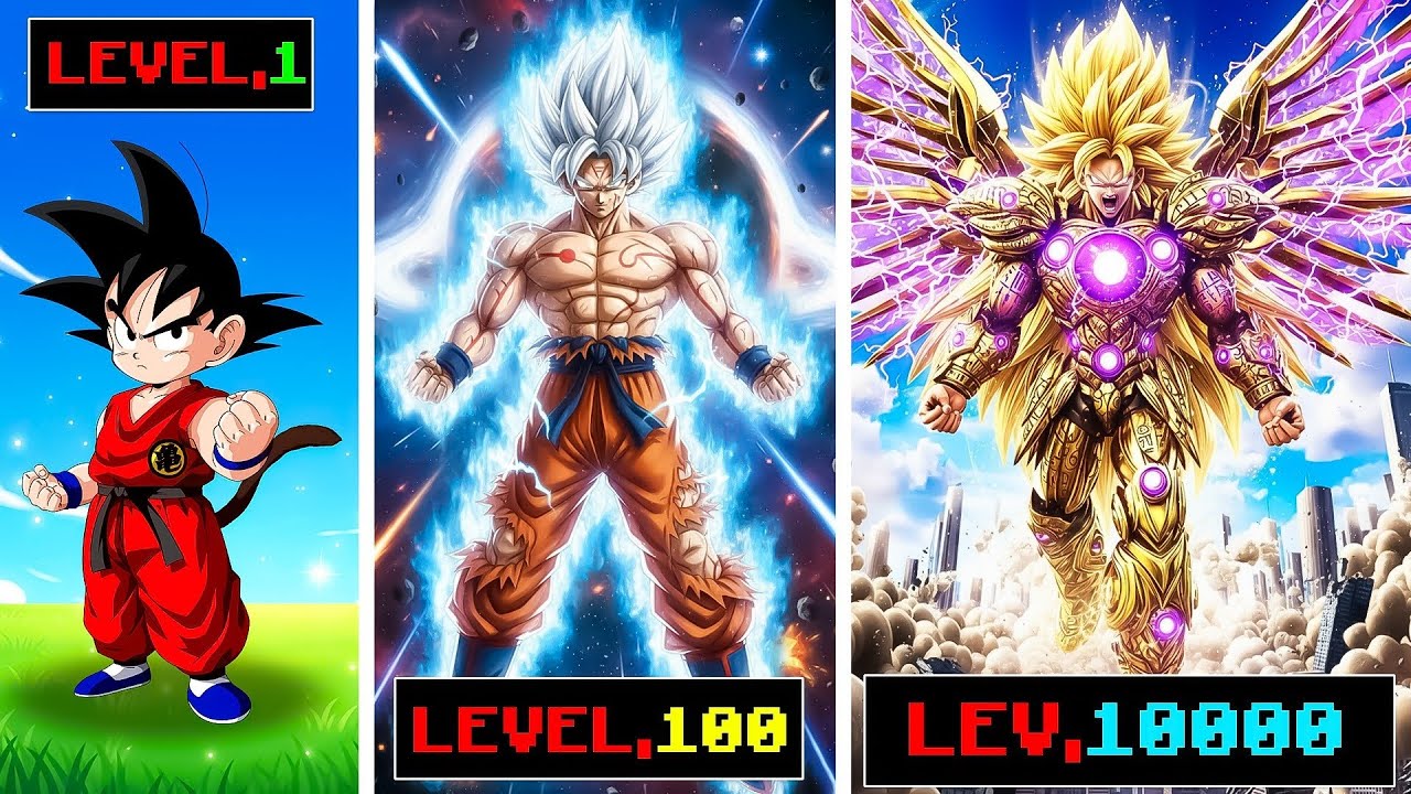 Upgrading Level 1 Goku to LELEVL 10000000 OMNI GOD GOKU in GTA 5 - YouTube
