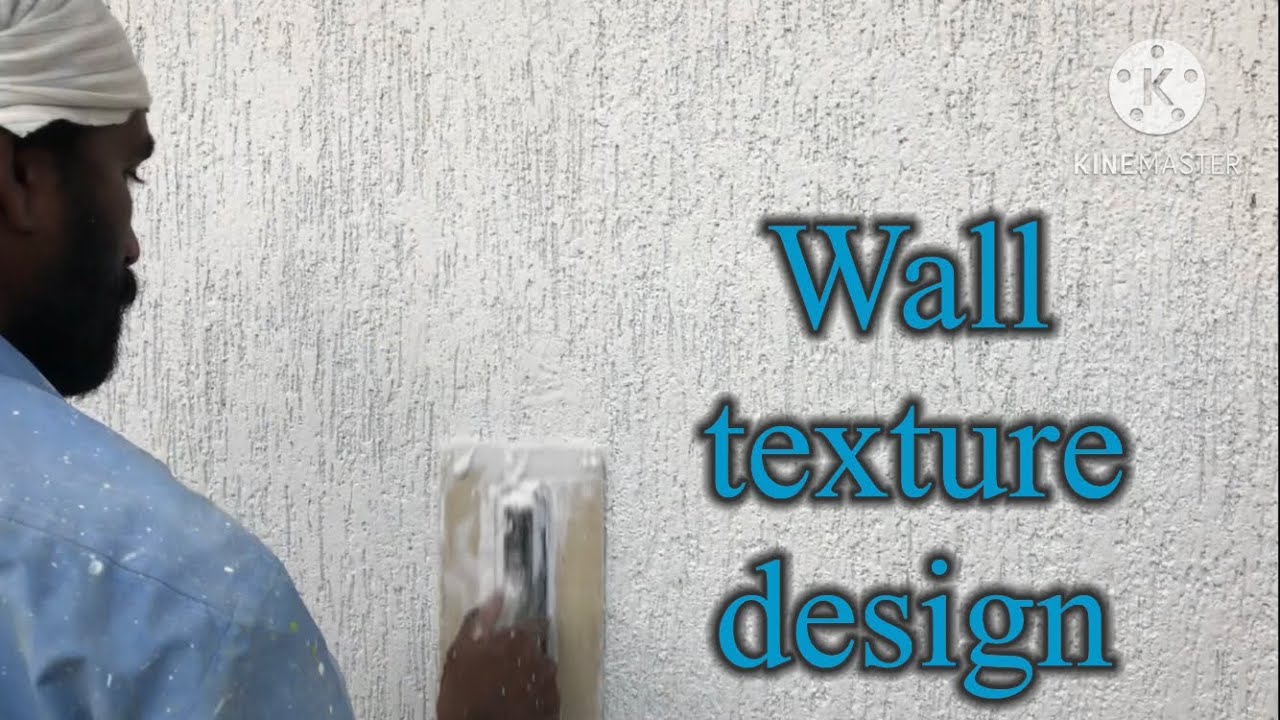 Wall texture design - YouTube