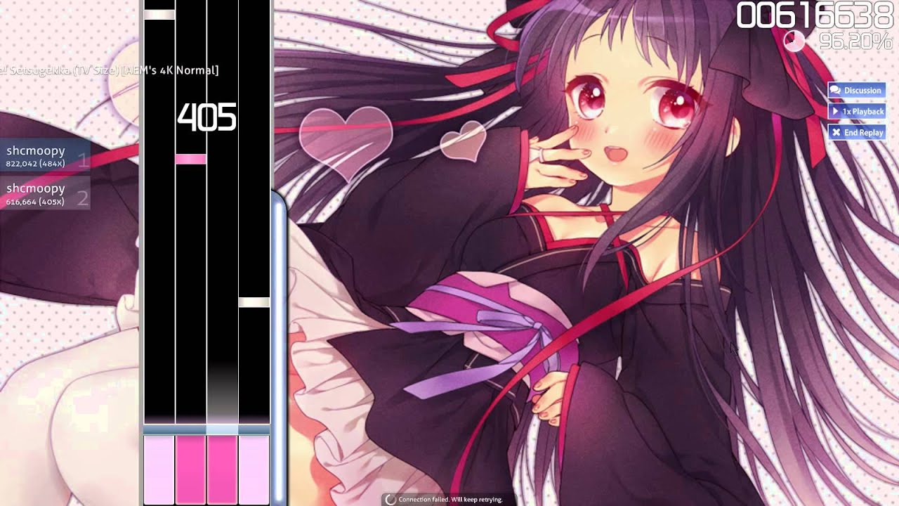 Osu: Maware! Setsugetsuka (Osu Mania 4k) - YouTube