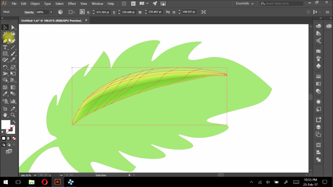 Create Leaf Mesh - YouTube