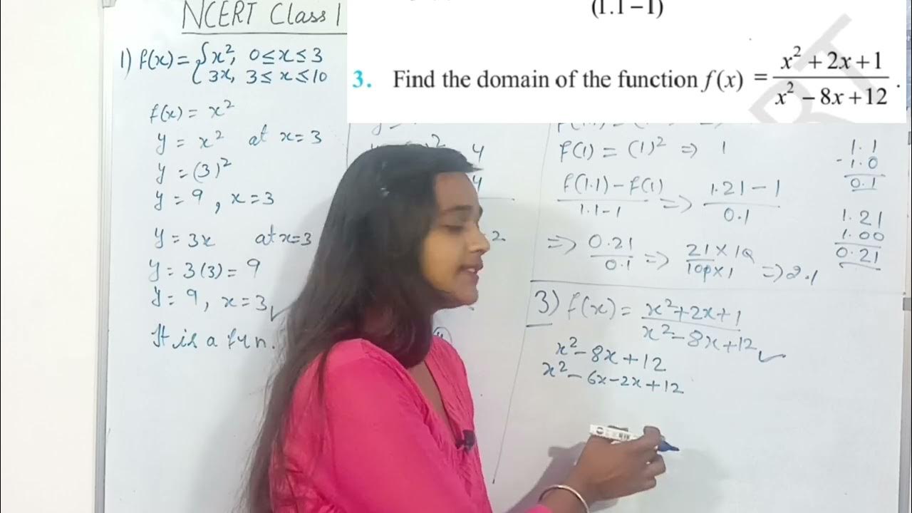 NCERT MATHS CLASS 11Th CHAPTER 2 RELATIONS AND FUNCTIONS COMPLETE MISLANEOUS EXERCISE - YouTube