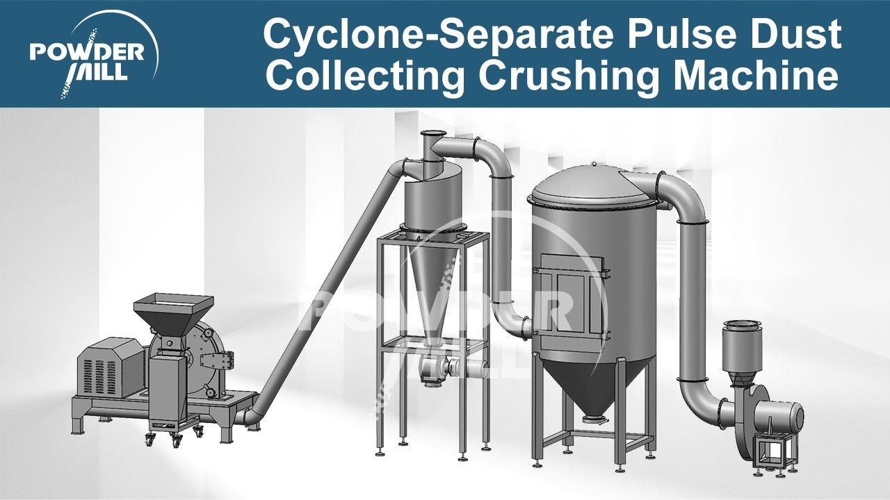 Cyclone-Separate Pulse Dust Collecting Crushing Machine for Rice - Mill ...