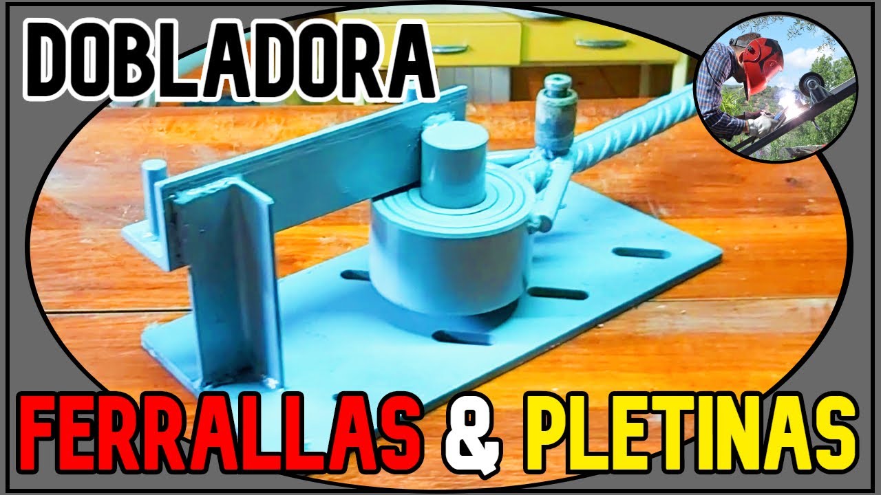 🔧Como hacer una DOBLADORA de pletina y ferralla | 👉TUTORIAL - YouTube
