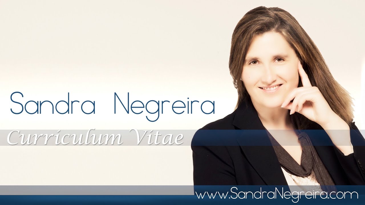 Sandra Negreira - Curriculum Vitae - YouTube