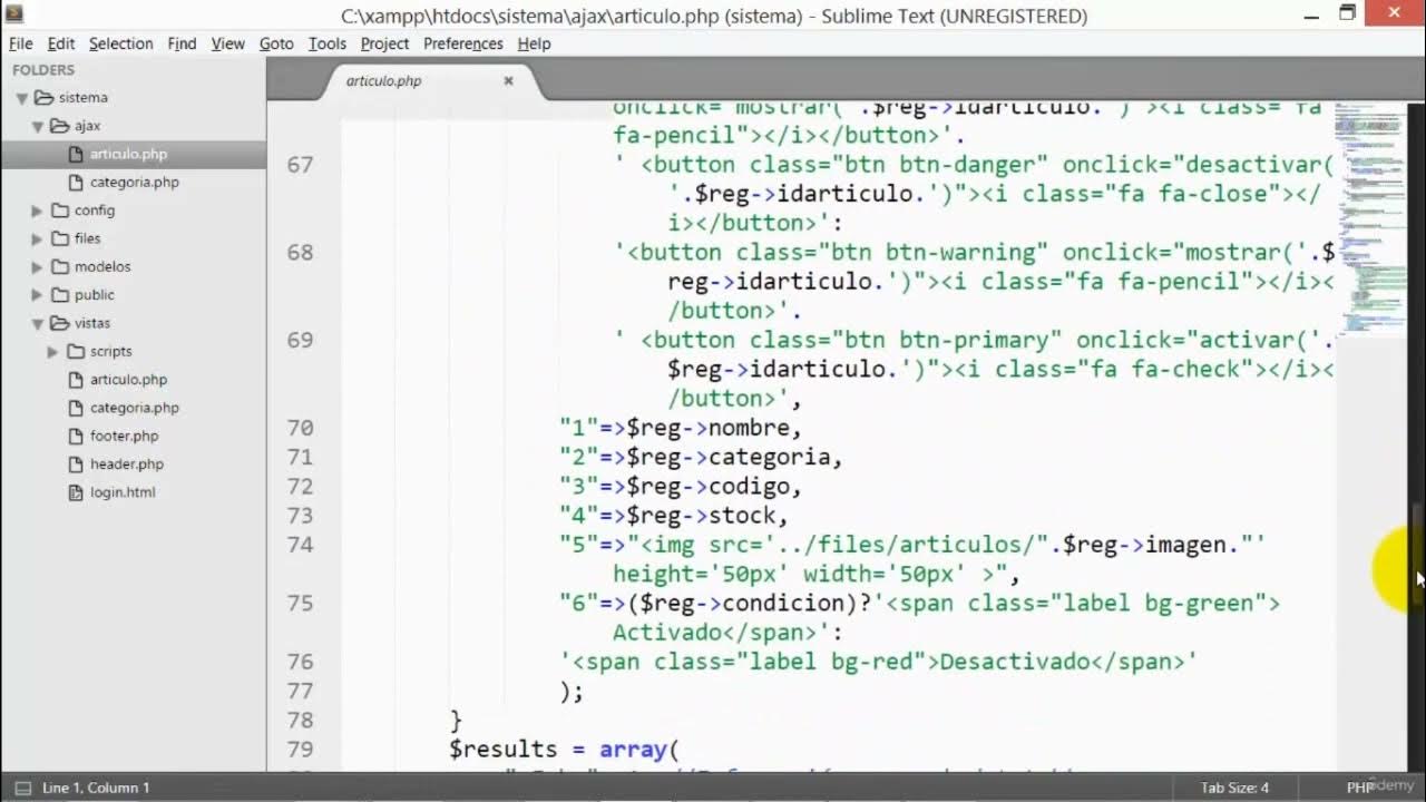 33 Sistema PHP Mostrar y filtrar registros de tabla en un objeto de formulario Select - YouTube