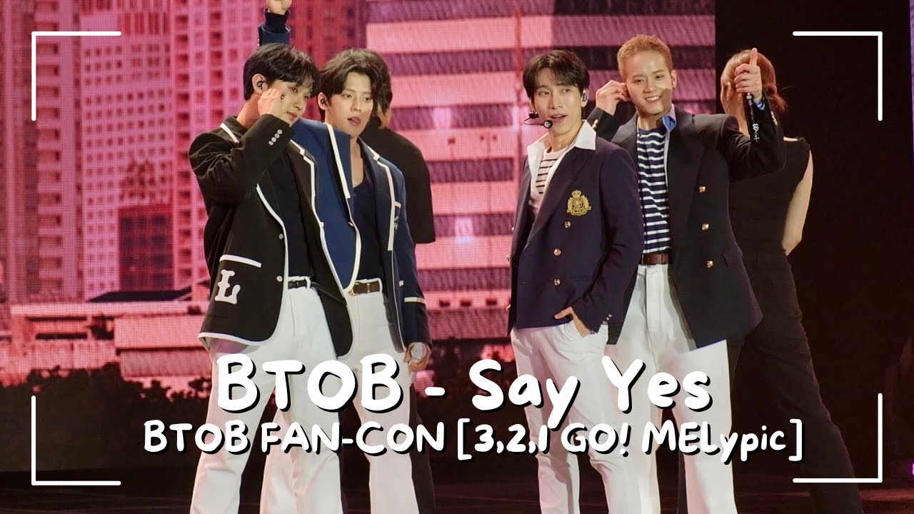 250322 비투비 BTOB - Say Yes | 2025 BTOB FAN-CON [ 3,2,1 GO! MELympic ] - YouTube