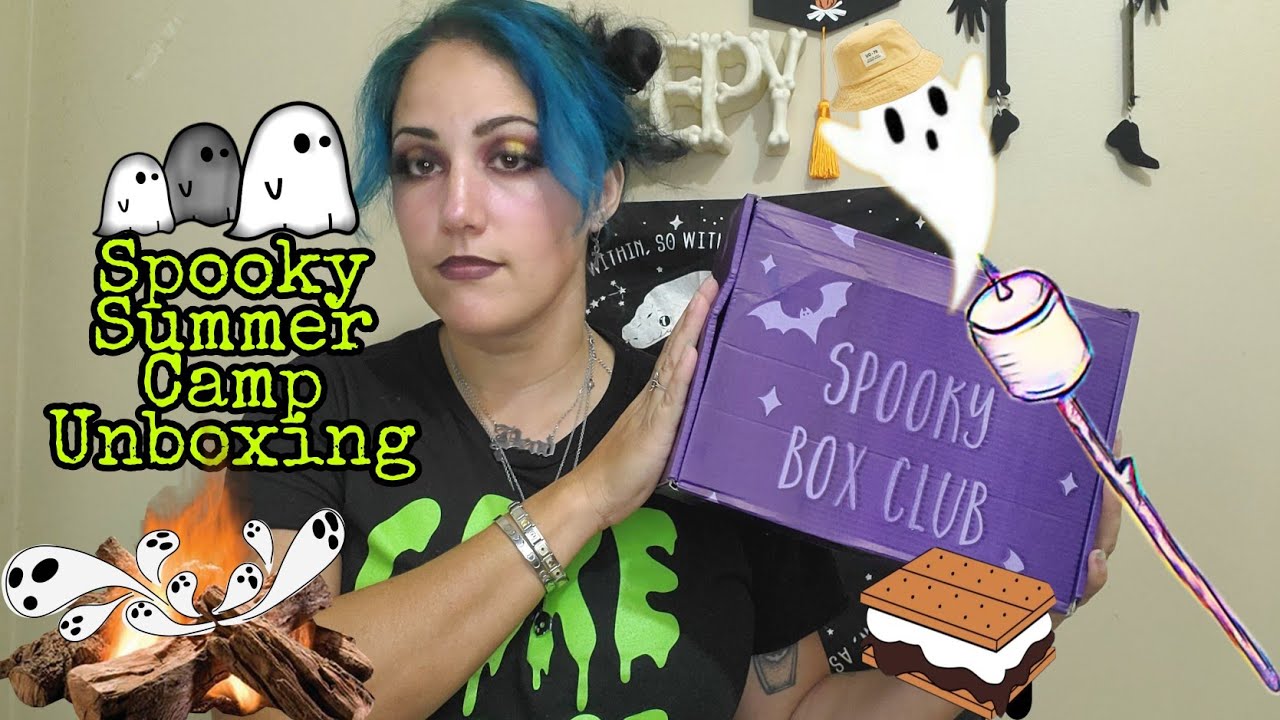 Spooky Summer Camp Unboxing - Spooky Box Club - YouTube