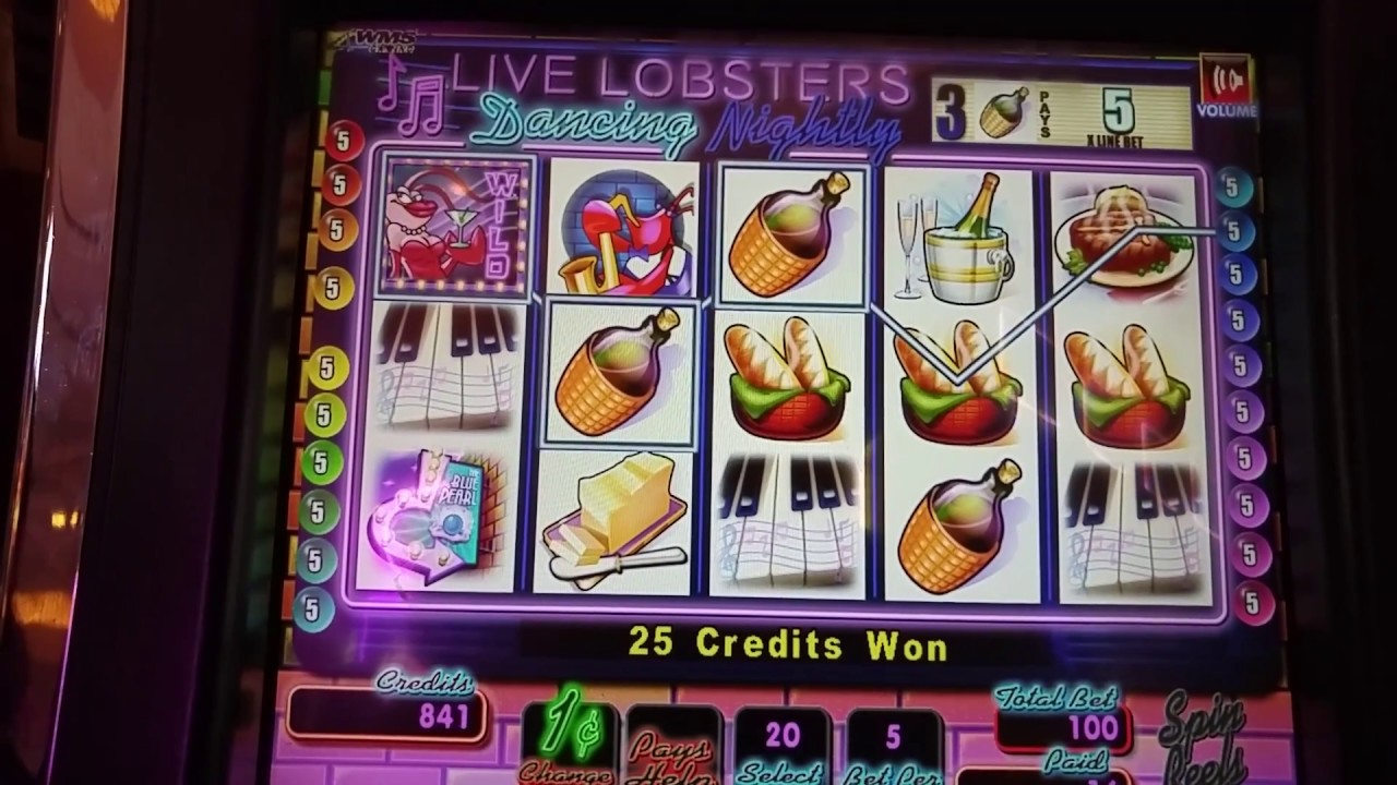 Live Play! Live Lobsters Dancing Nightly slot machine at Parx Casino ...