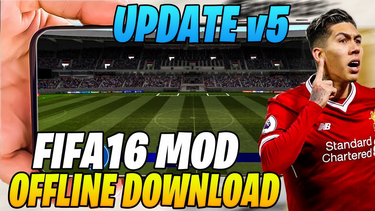 Fifa 23 Mod Fifa 16 Android Offline Update v5 Transferência 2023 e Novo ...