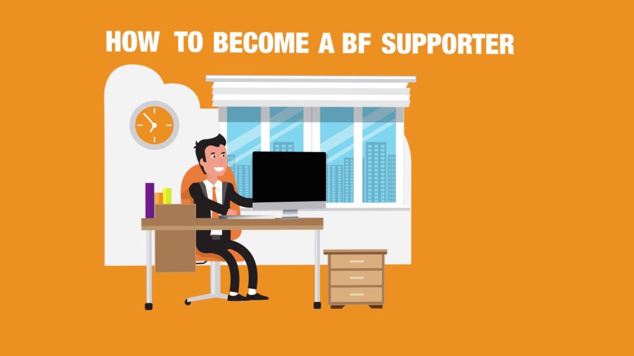 How to sign up to a BE FORWARD SUPPORTERS account - YouTube