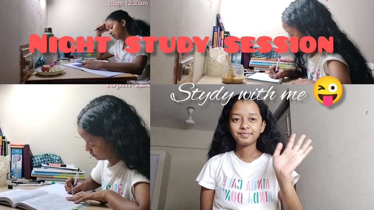 study with me 🤗 #studysession #nightstudy - YouTube