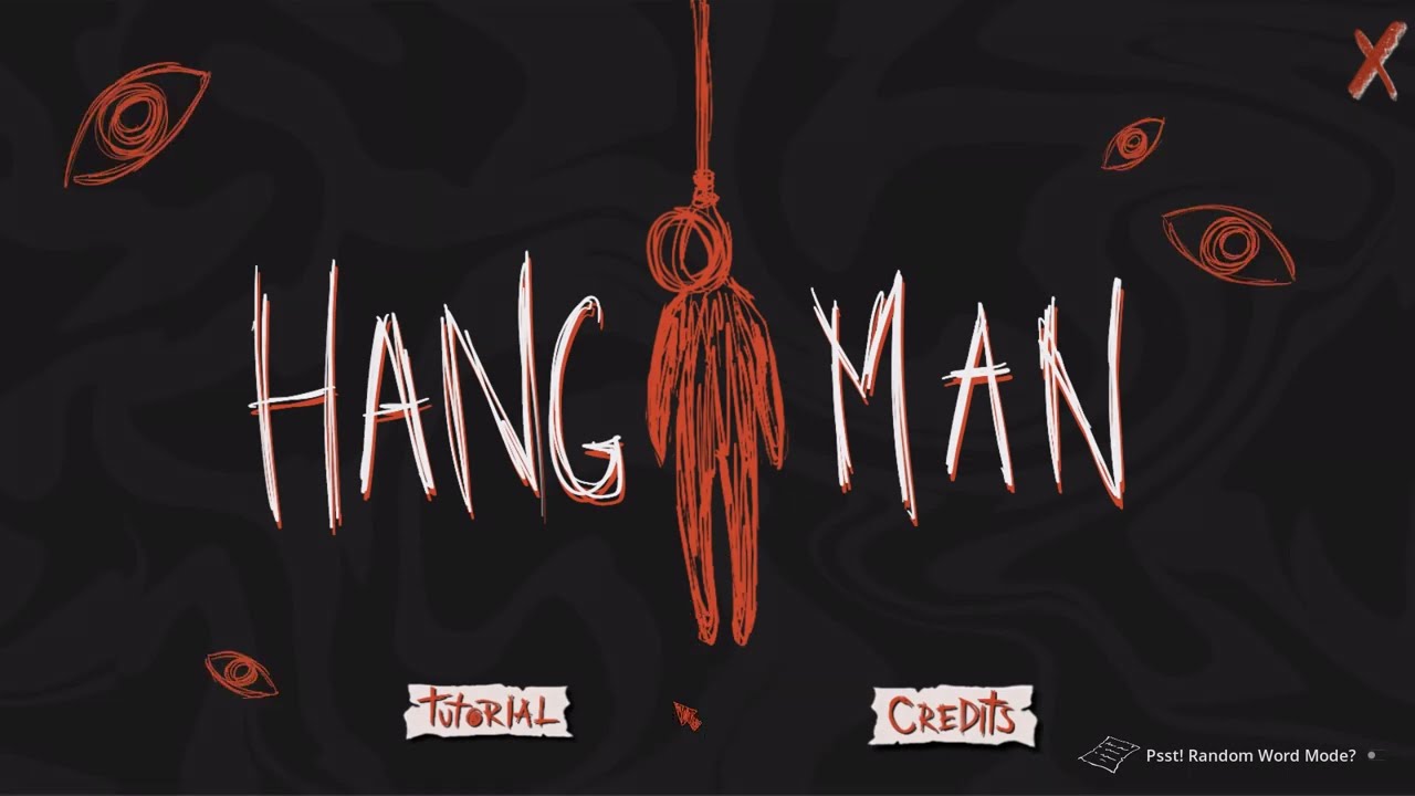 HANGMAN Gameplay & Walkthrough PC Steam strange Horror game RELEASE ...