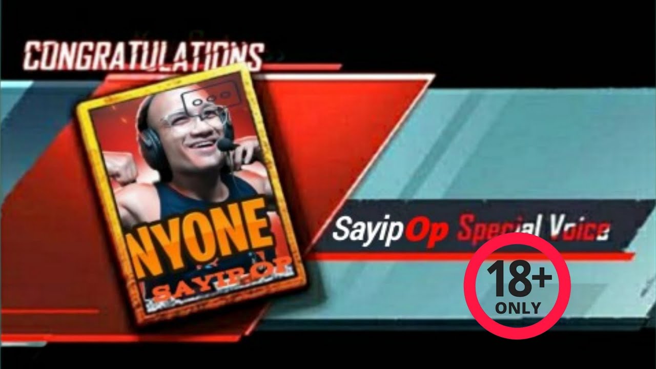 Sayip op voice pack @sayip op @sayipop #sayipop - YouTube