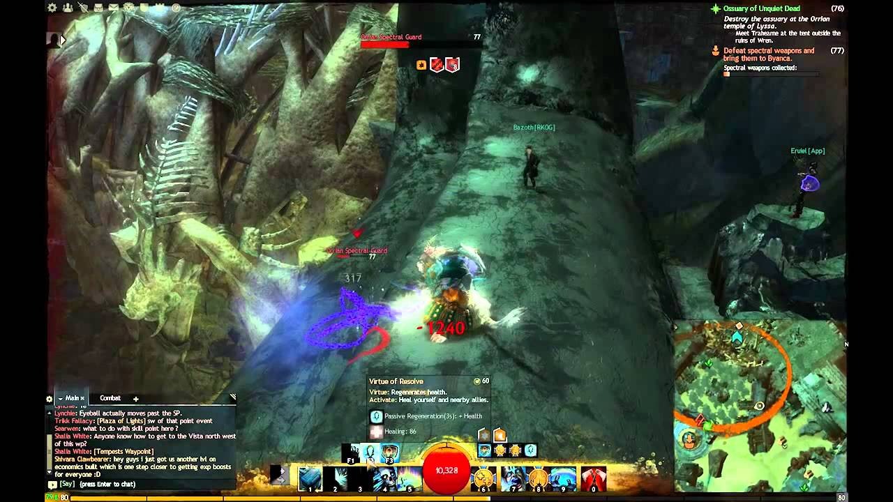 Guild Wars 2 - How to get the vista: Malchor's Leap, Blighted Arch ...