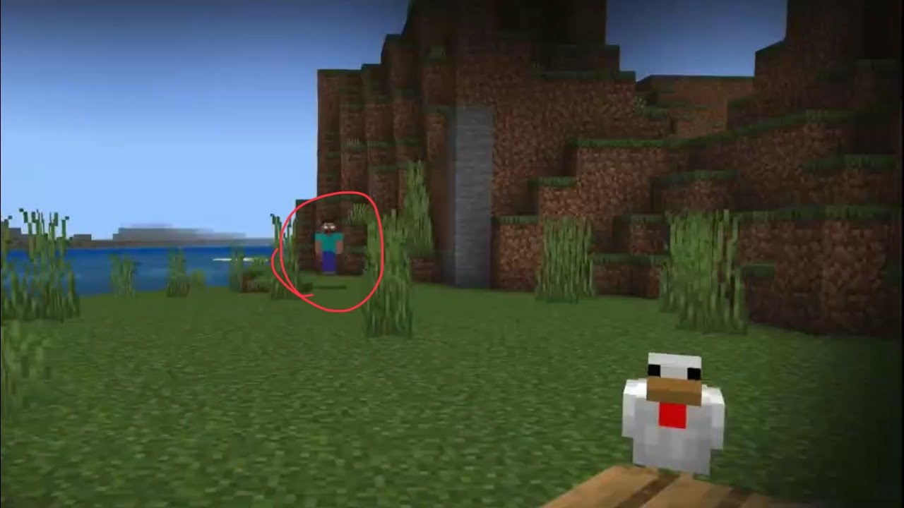 Minecraft Herobrine Sighting (2022) - YouTube