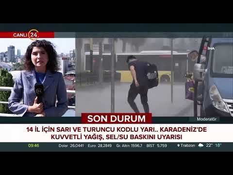 14 il için turuncu ve sarı kodlu kuvvetli yağış uyarısı