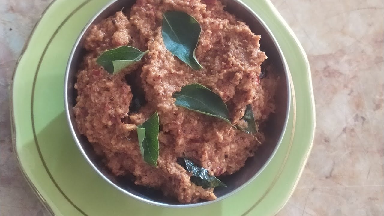 Radish chutney/Radish pachadi /mullangi chutney in tamil - YouTube