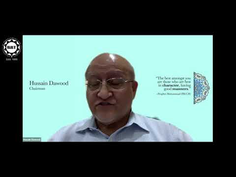 Hussain Dawood shares his lifetime experience at the 1st Dr Hasan ...