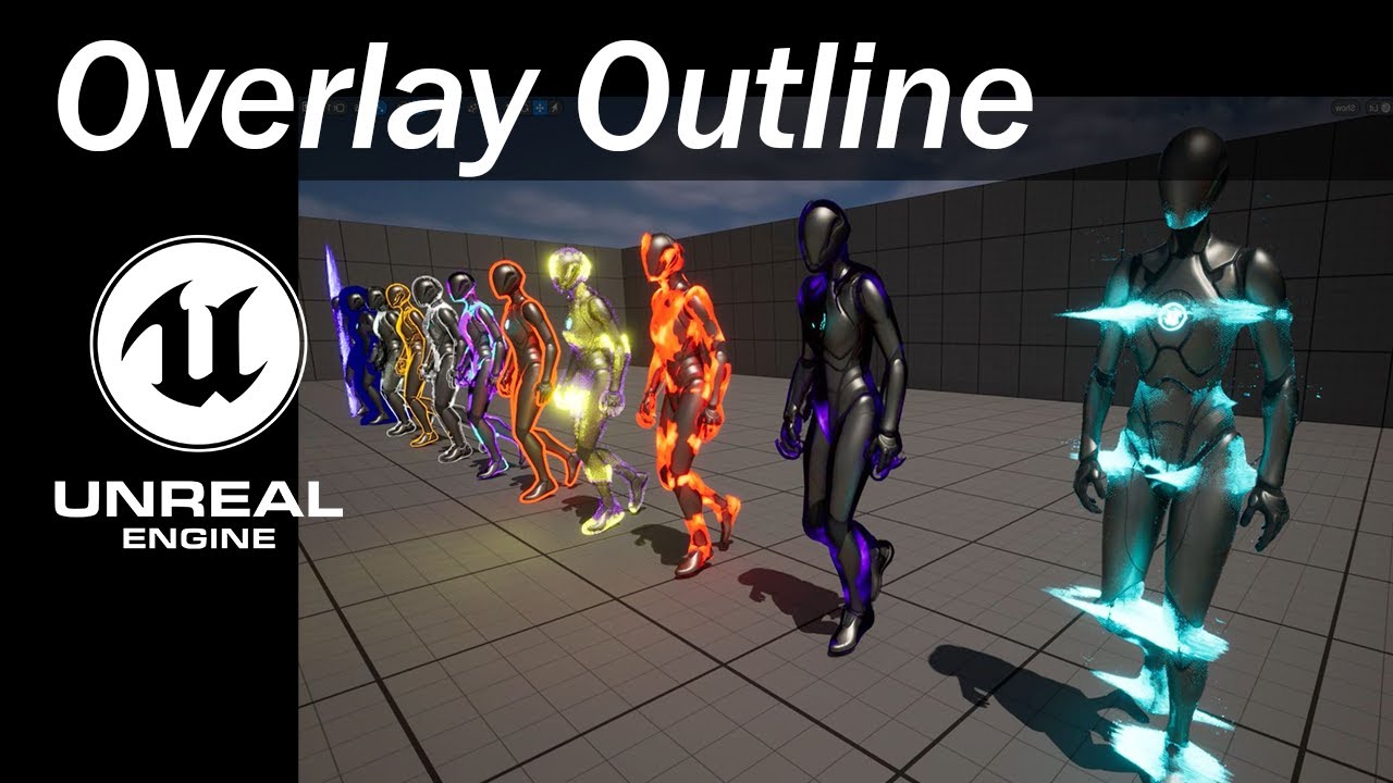 Overlay Outline Material | Customizable - YouTube