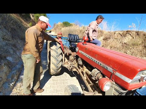 TELAŞ YAPTI VİTES KİLİTLENDİ ( Massey Ferguson 135 )