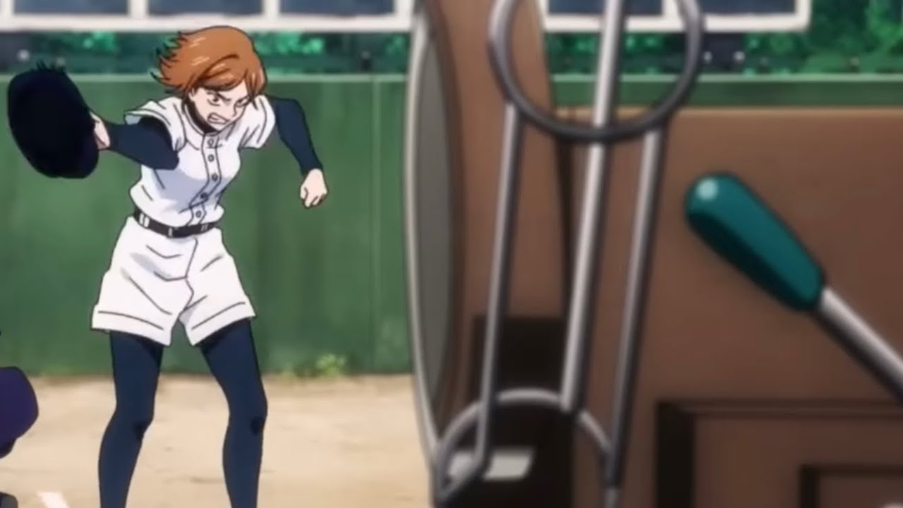 Kugisaki vs Mechamaru Baseball | Jujutsu Kaisen (@annejyatco) - YouTube