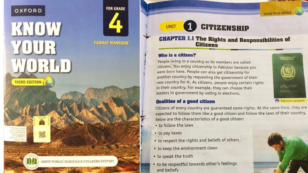 Apsacs Know your world grade 4 Citizenship (1.1-The rights and ...
