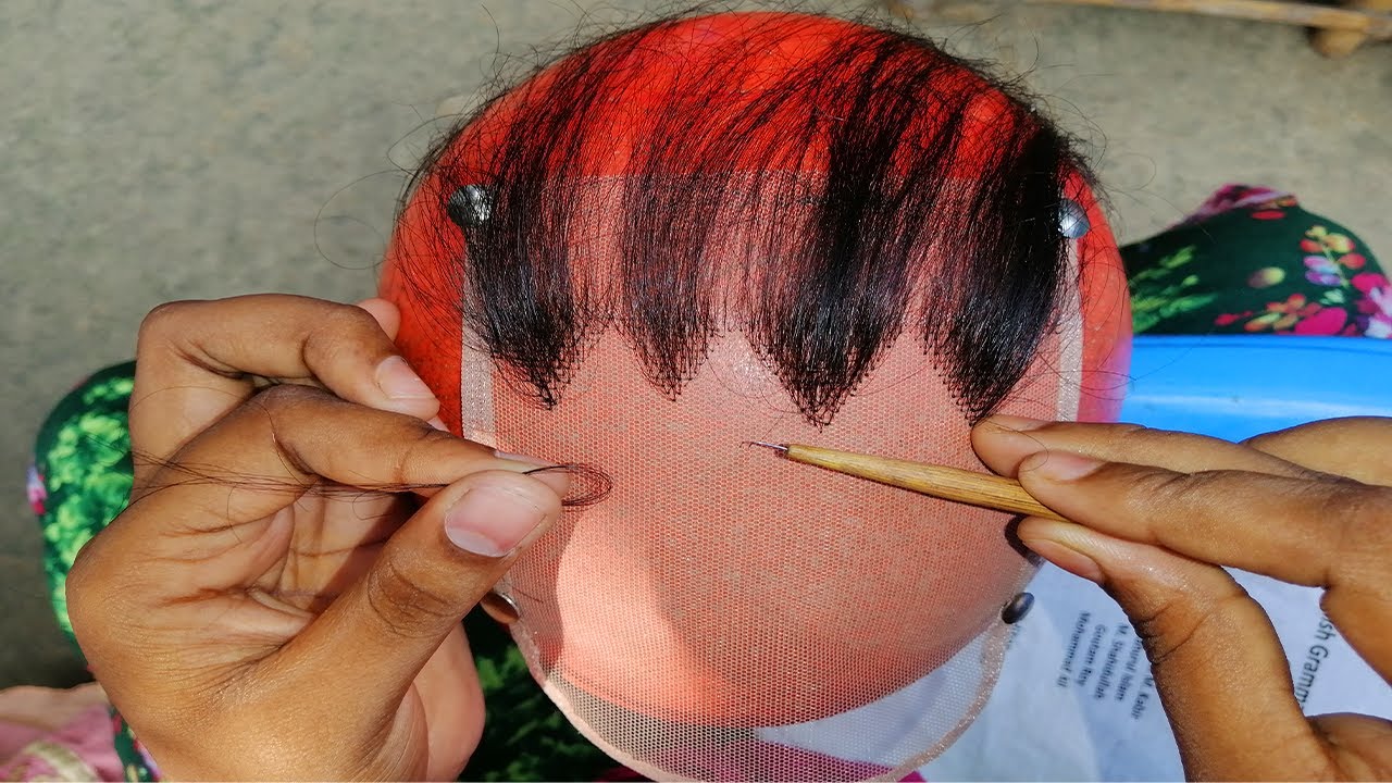 চুলের ক্যাপ তৈরি ট্রেনিং | how China Hair cap. - YouTube