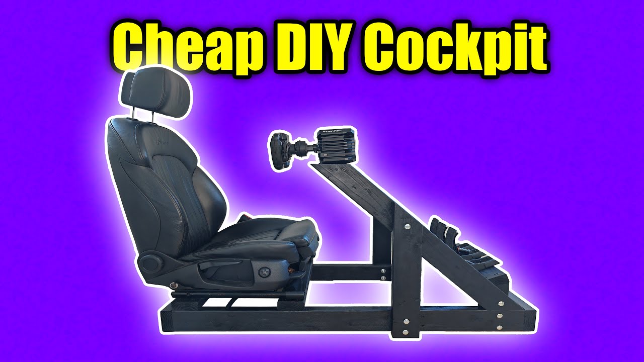 DIY Sim Racing Cockpit for Under $100- Simple Budget Build - YouTube