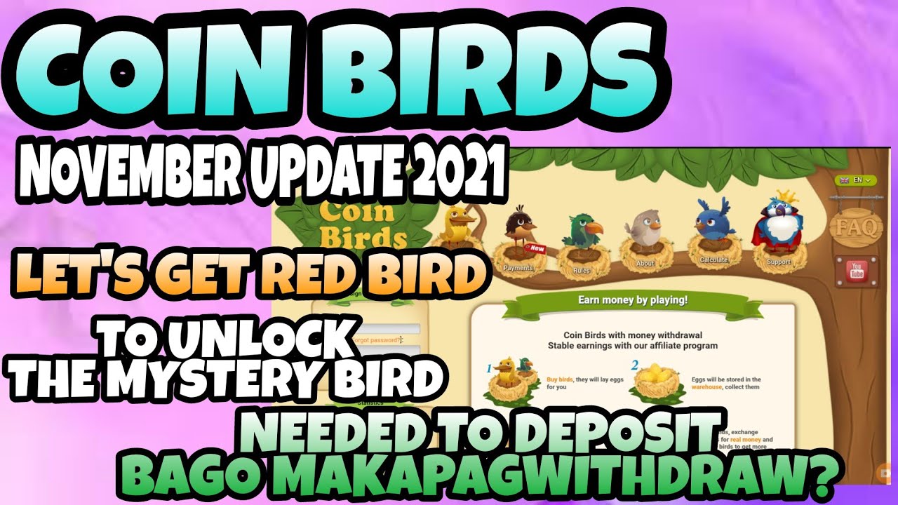 COIN BIRDS UPDATE 2021 | ANO KAYA ANG MYSTERY BIRD?NEED MUNA MAG ...