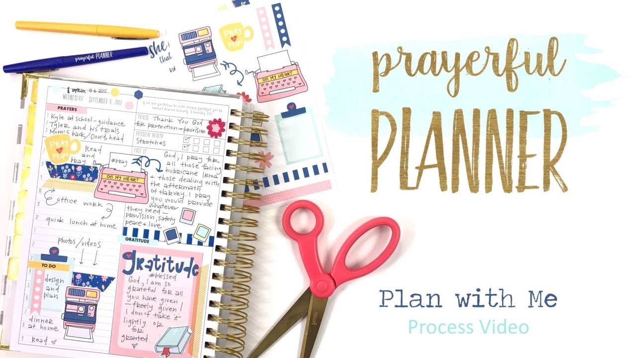Prayerful Planner | Plan With Me | In His Image - YouTube
