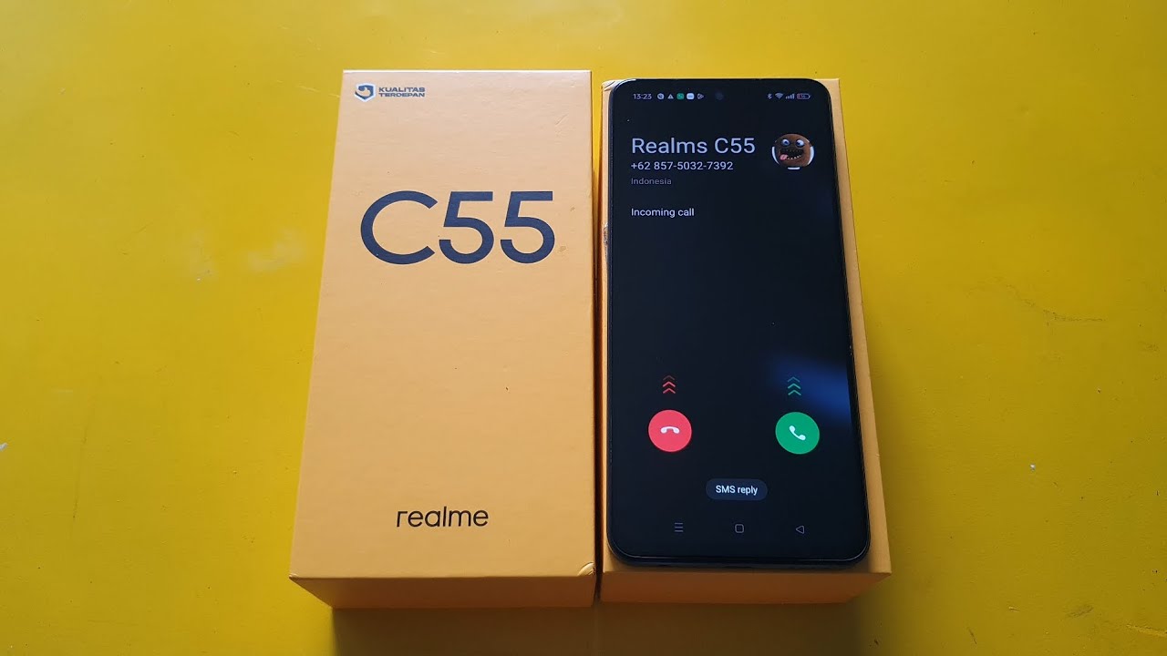 REALME C55 Android 14 incomingcalls & Bootanimation with Box - YouTube