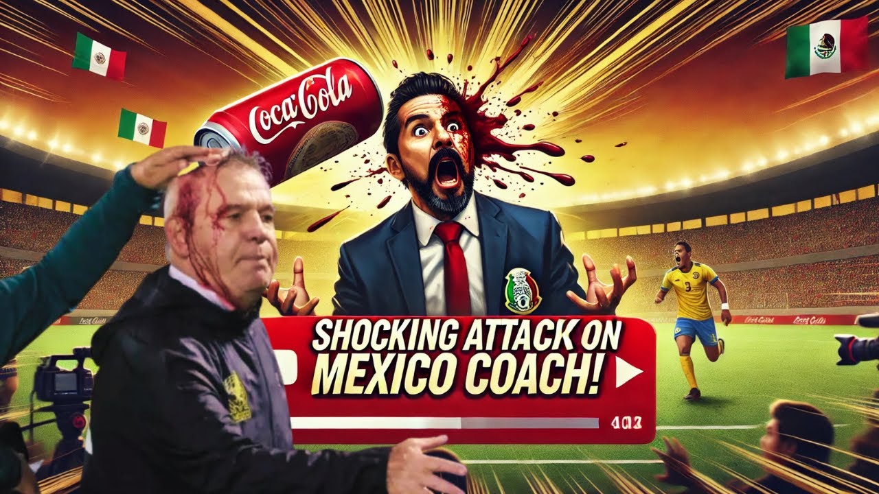 Football Disaster in Honduras! 🏟️🍺 Mexico’s Coach Injured by Beer Can 🤯 ...