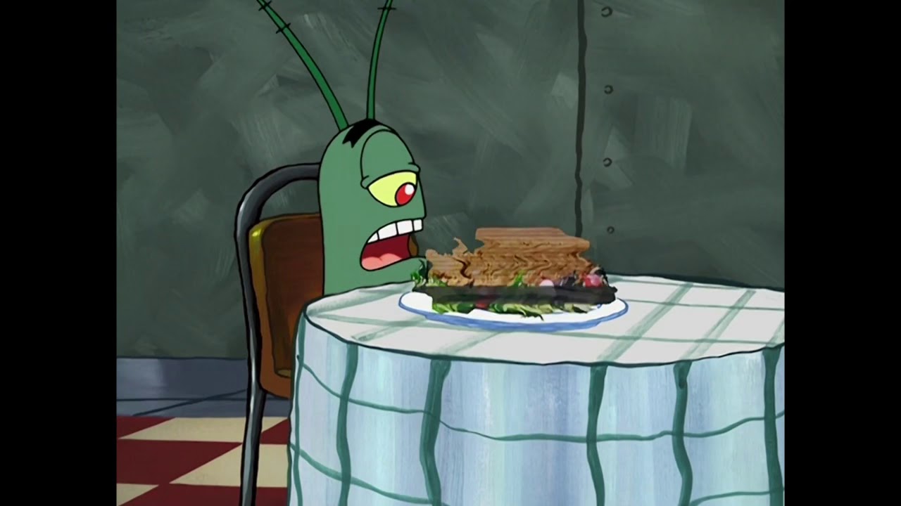 Plankton Staring and Says Holographic Meatloaf for 10 Hours - YouTube