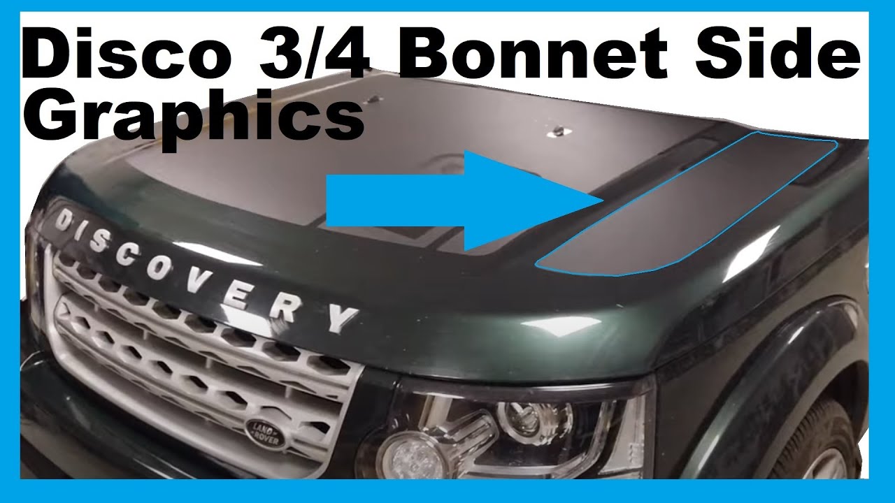 Land Rover Discovery 3/4 side bonnet graphics NEW longer Design LR3 LR4 ...