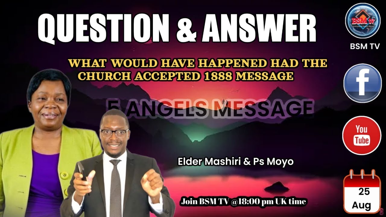 WHAT WOULD HAVE HAPPENED HAD THE CHURCH ACCEPTED 1888 MESSAGE - YouTube