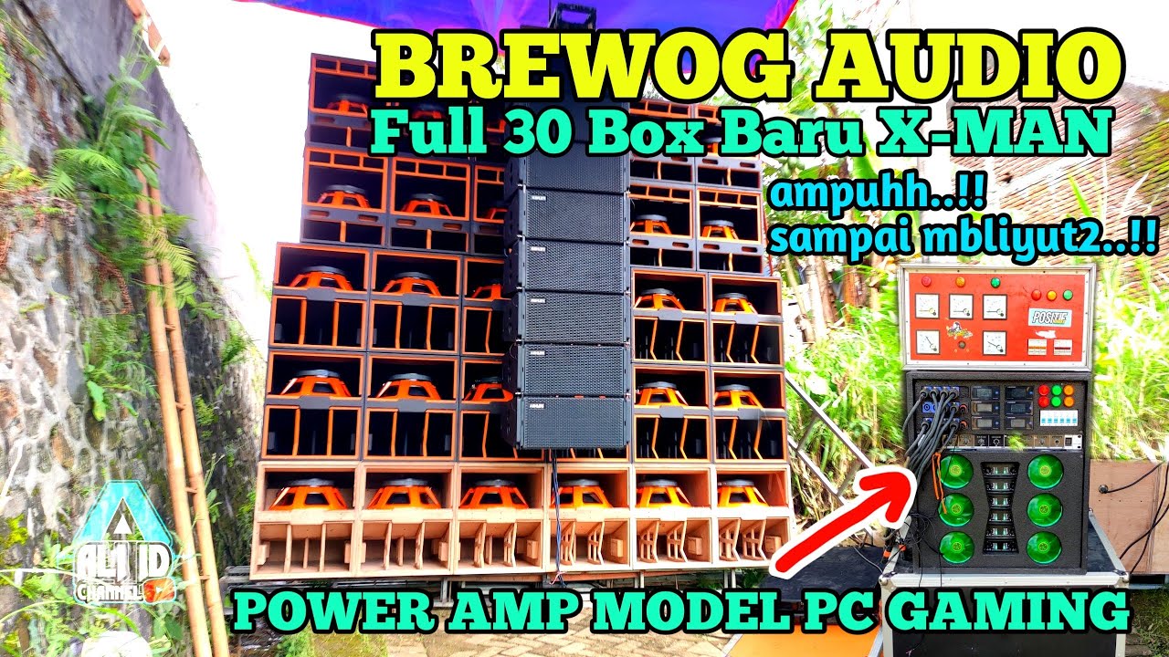 Ternyata Ampuh Juga !! Cek Sound BREWOG AUDIO Hajatan Horeg Pakai Box ...